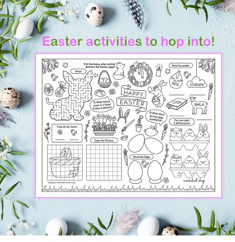 Easter - Worksheet Shop
