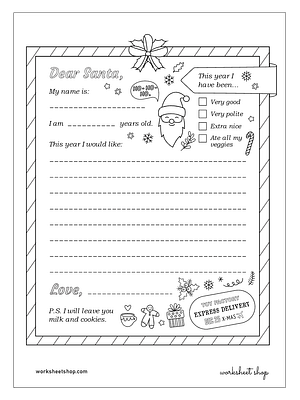 Christmas - Worksheet Shop